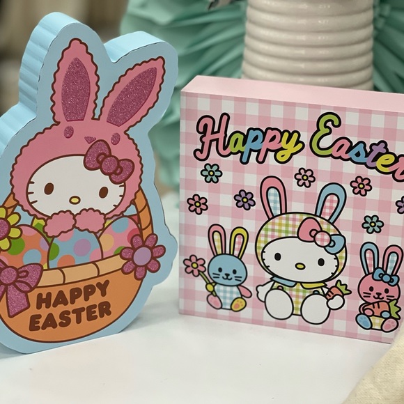 Hello Kitty | Other | 2 Hello Kitty Signs Wooden | Poshmark